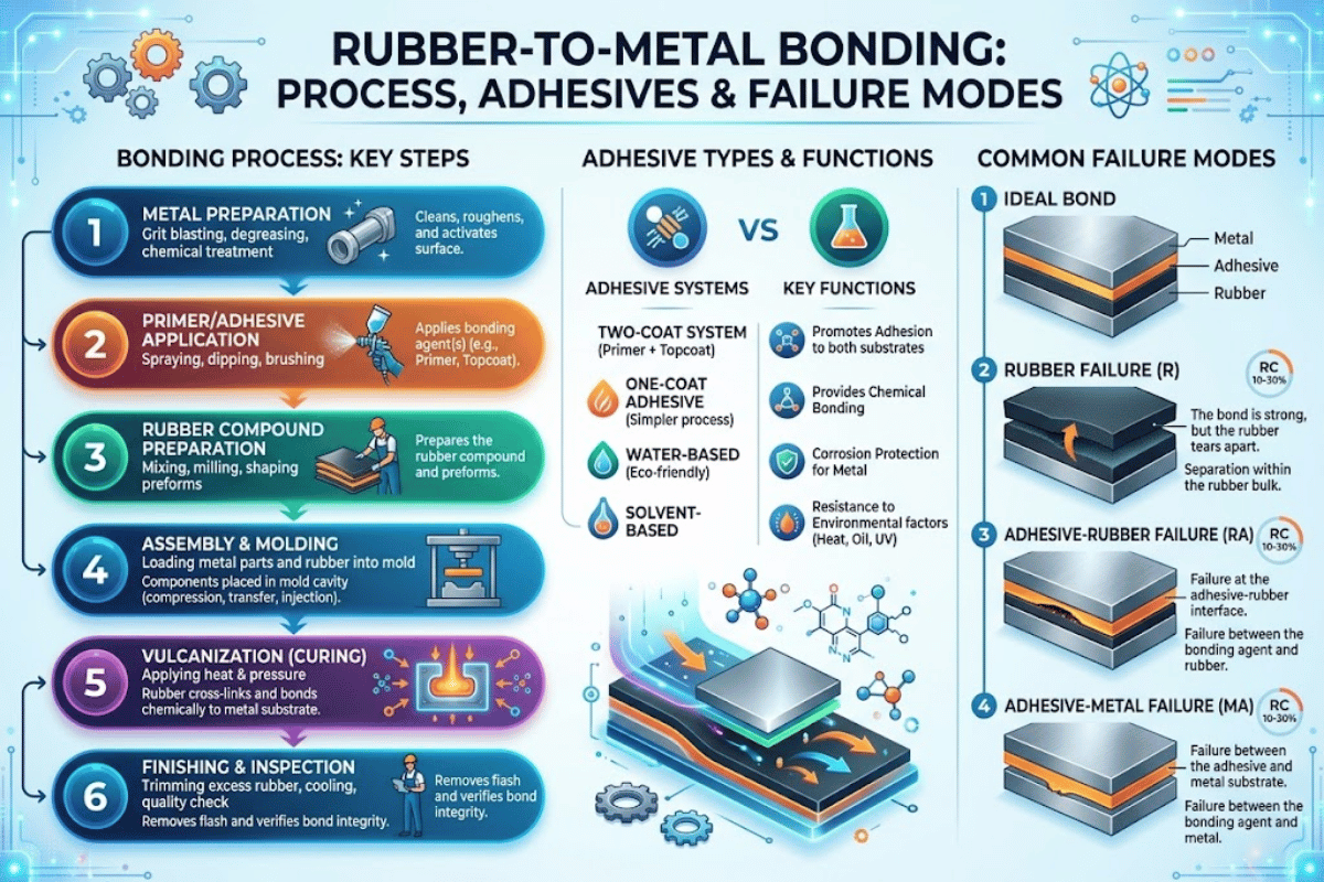 Rubber to Metal Bonding: Process, Adhesives & Failure Modes - Engelhardt